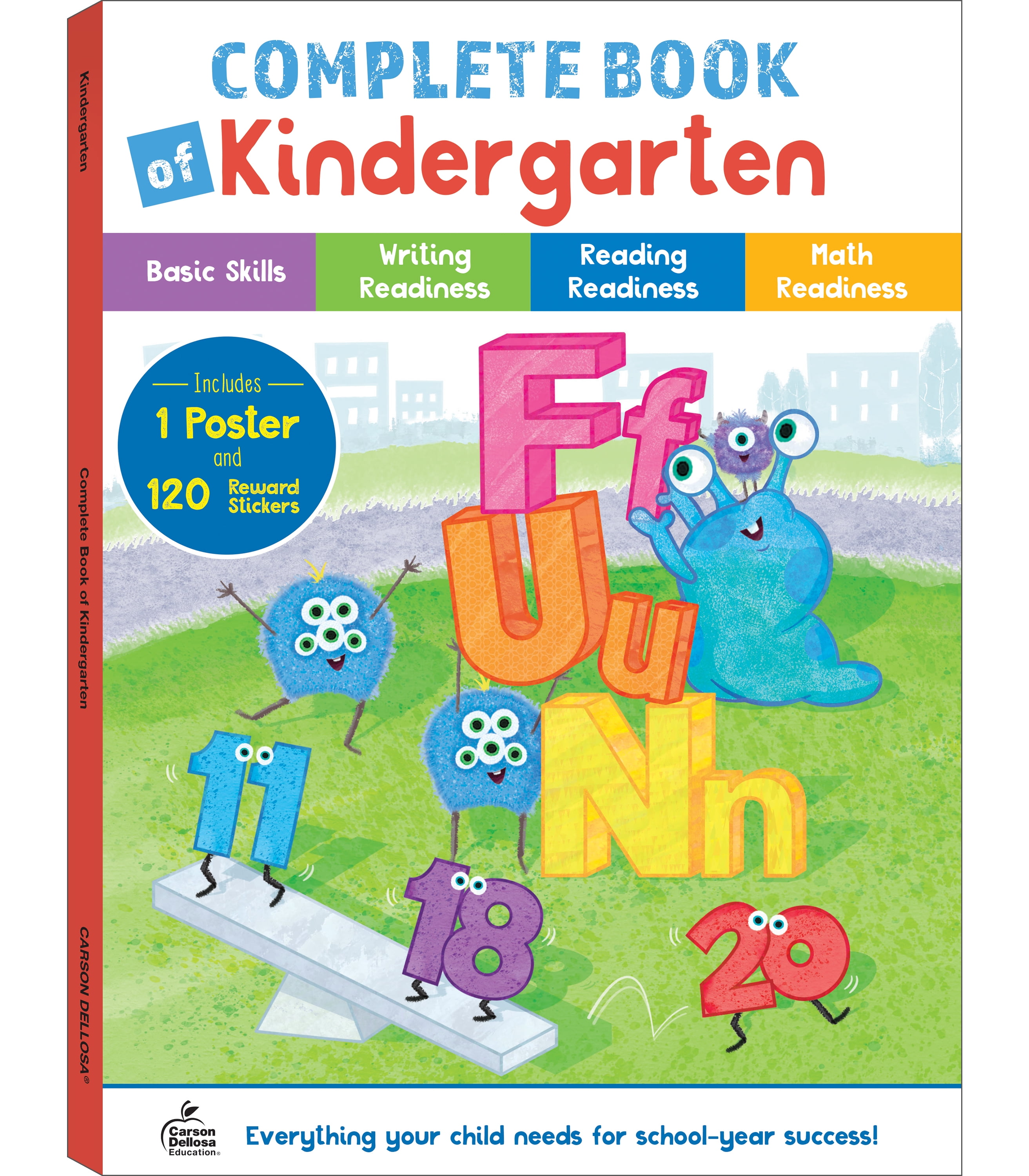 Thinking Kids Complete Book of Kindergarten Workbook (256 pages, 120 ...
