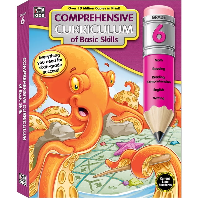 Thinking Kids Comprehensive Curriculum of Basic Skills Workbook (544 ...