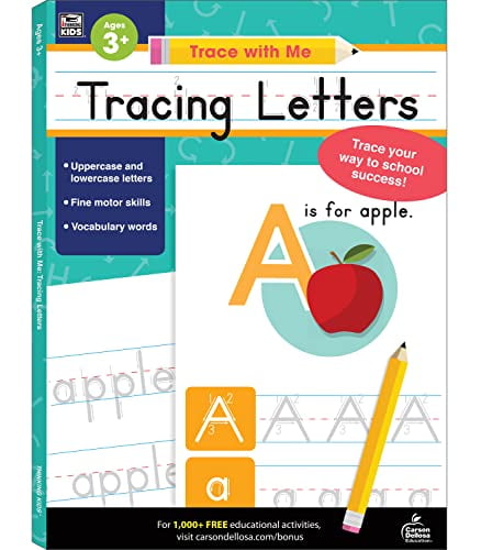 Pre-Owned Trace with Me: Tracing Letters Paperback - Walmart.com