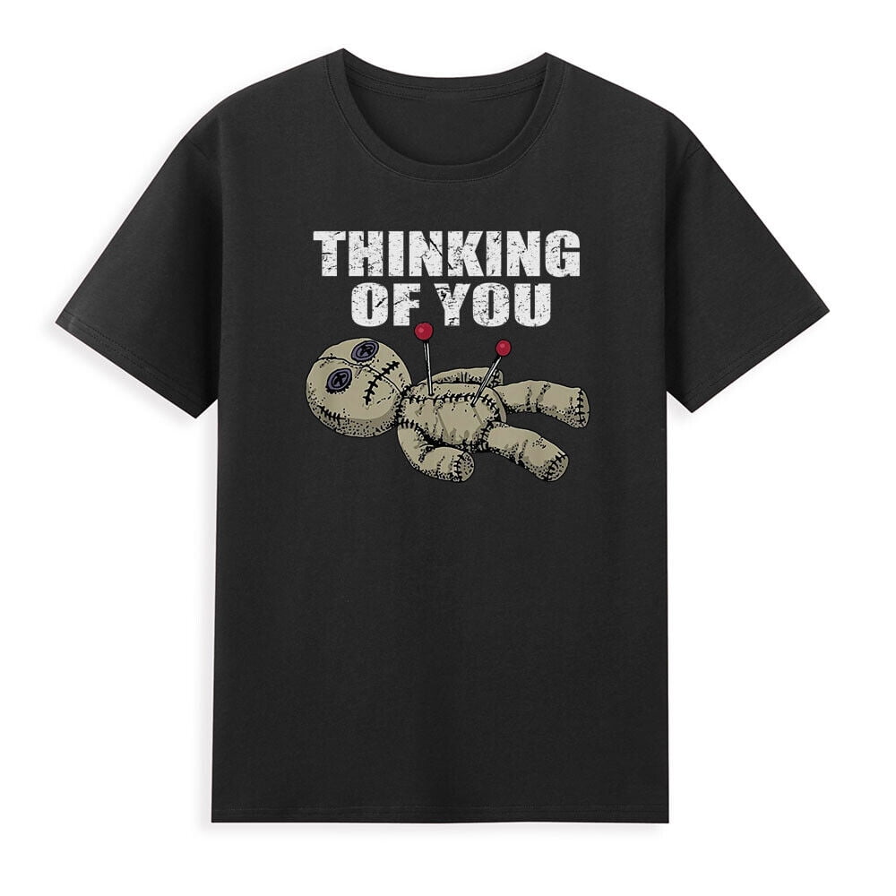 Thinking Of You Funny Voodoo Doll Meme Vintage Men's Short Sleeve T ...