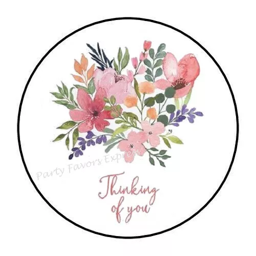 Thinking Of You Sticker Envelope Seals Labels Stickers Phone Decal ...