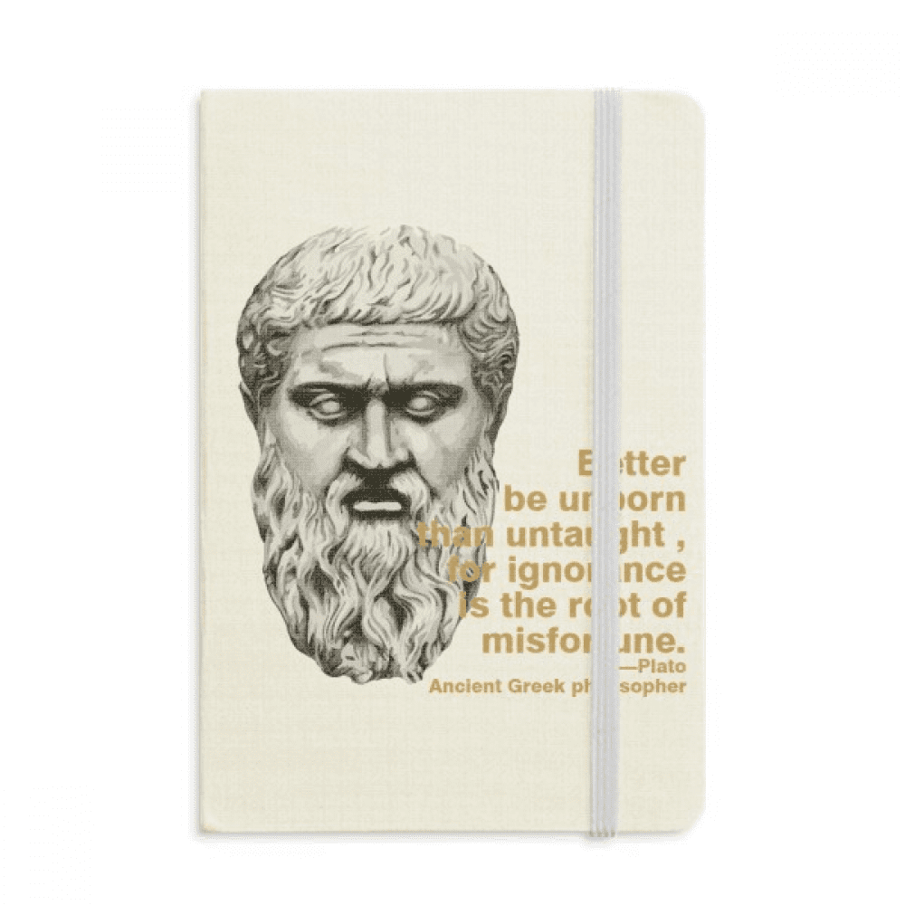 Thinking Plato Greek Teacher Notebook Official Fabric Hard Cover ...