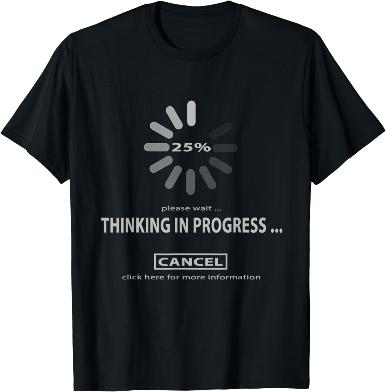 Thinking in progress... Thinking Symbol T-Shirt - Walmart.com