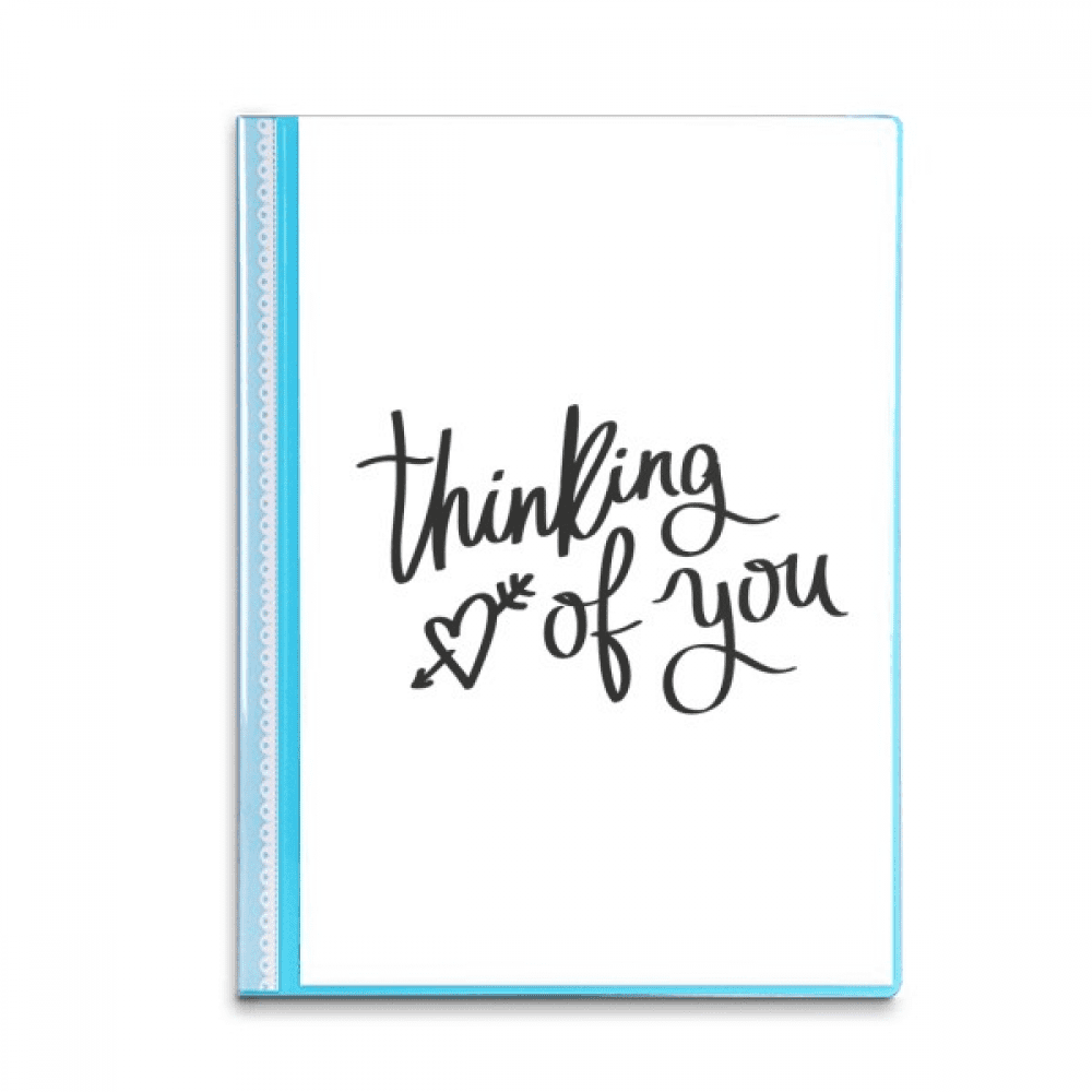 Thinking of You Quote Art Deco Fashion Book Sheet Protectors Portfolio ...