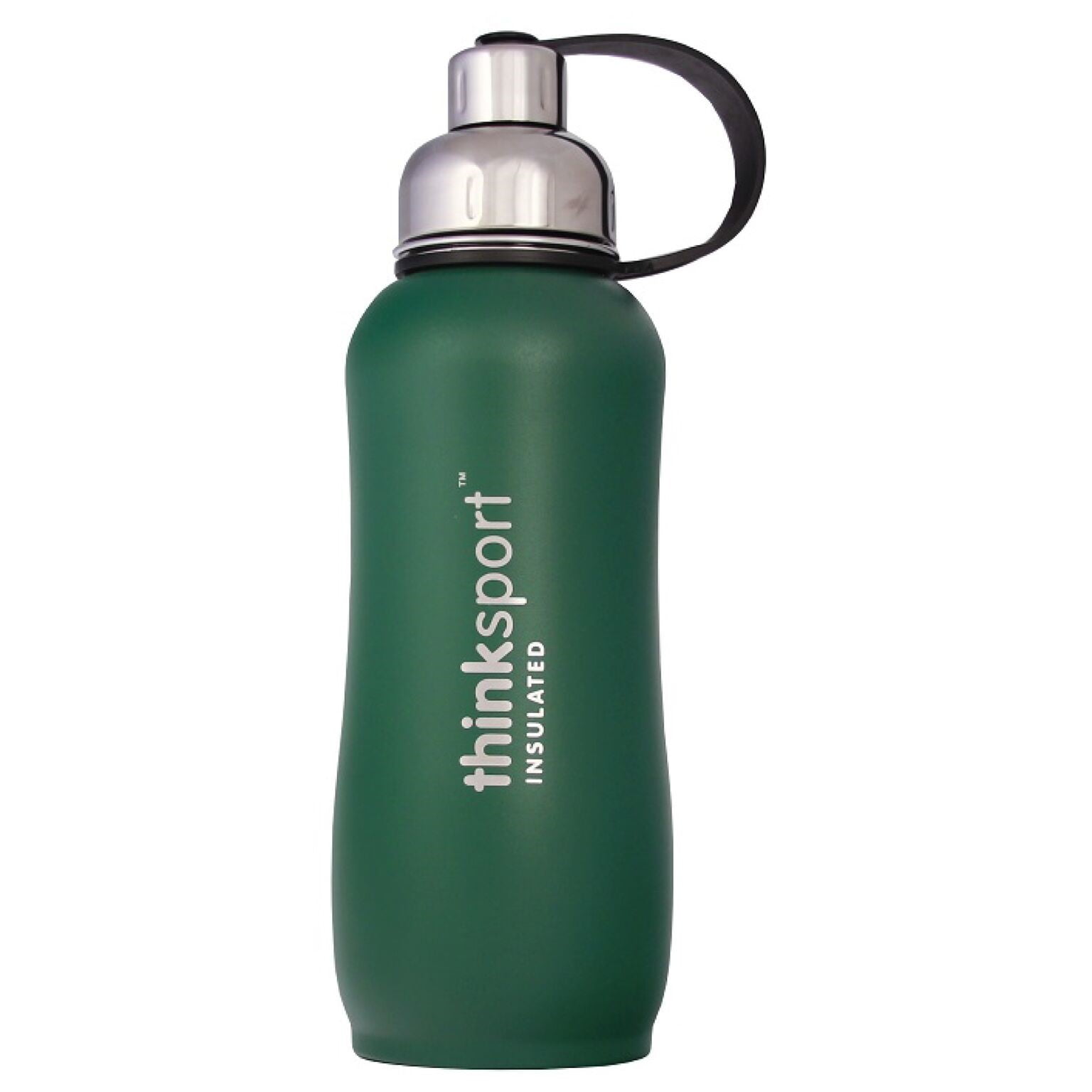 Thinksport Insulated Sports Bottle, Coated Green, 25 Oz (750ml ...