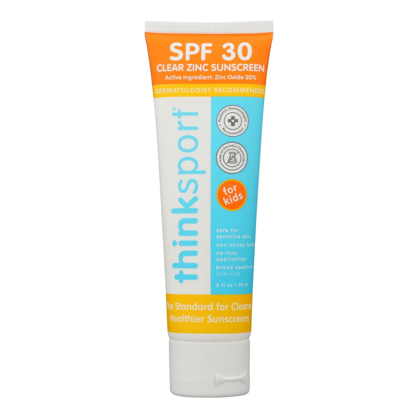 Thinksport - Snscrn Kids Clr Znc SPF30 - 1 Each -3 FZ - Walmart.com