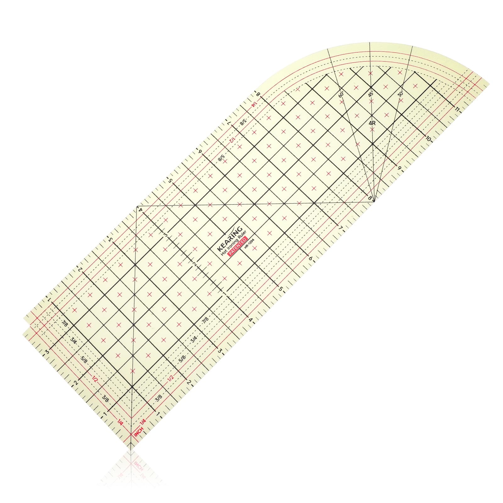 Thinp Hot Hem Ruler for Sewing, 12 Inch Heat Resistant Sewing Ruler Hot ...