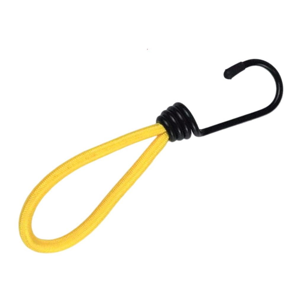 Thinsont 2pcs Tent Elastic Rope Outdoor Bungee Fixing Cord with Hook ...