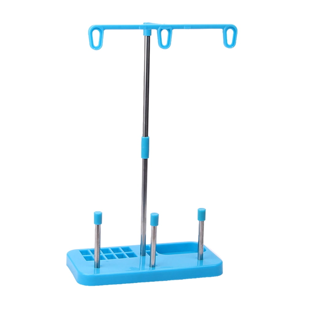 Thinsont 3 Spool Thread Stand Elaborate Bobbin Domestic Embroidery ...