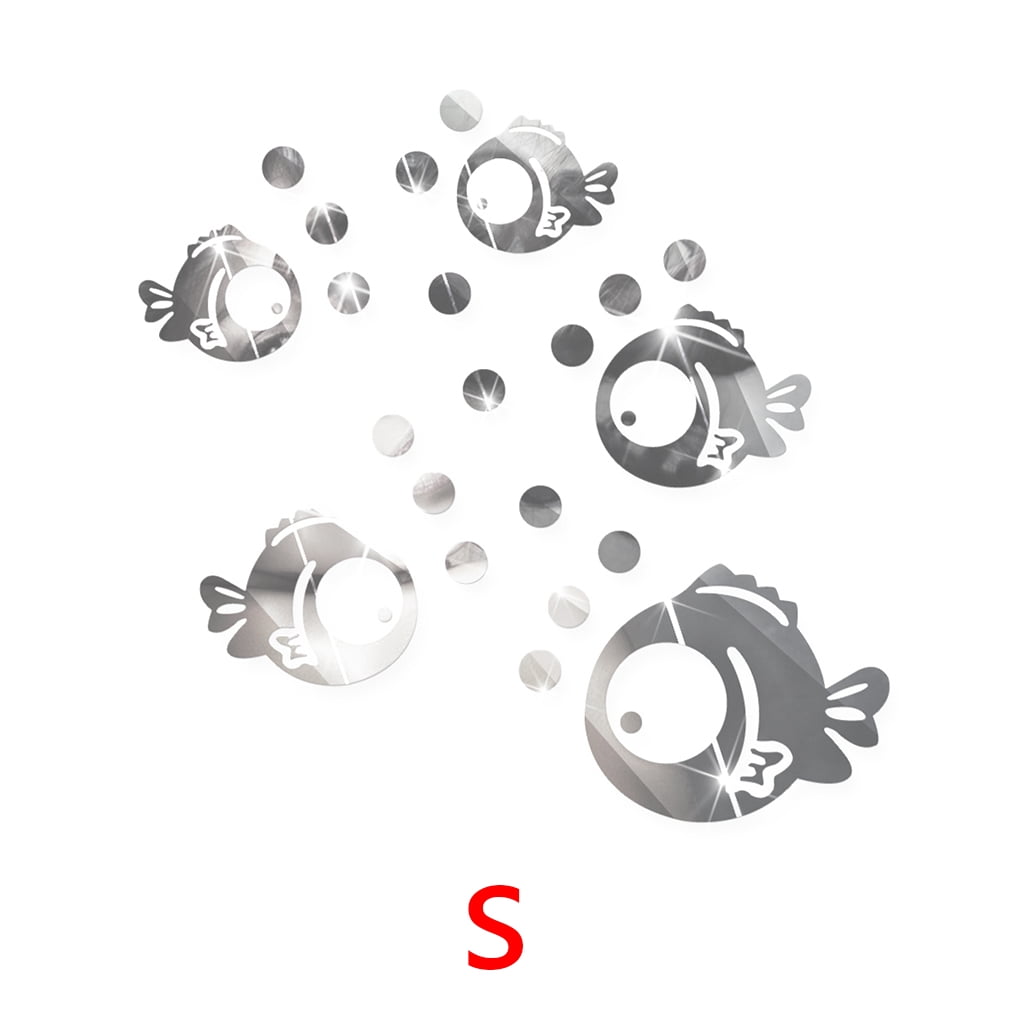 Thinsont 3D Fish Wall Sticker Home Decor Art Mural DIY for Living Room ...