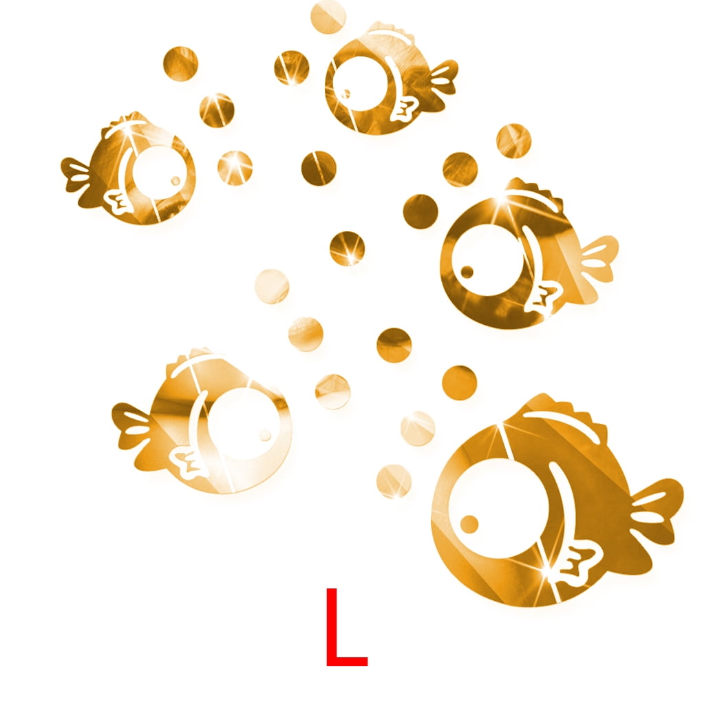 Thinsont 3D Fish Wall Sticker Home Decor Art Mural DIY for Living Room ...