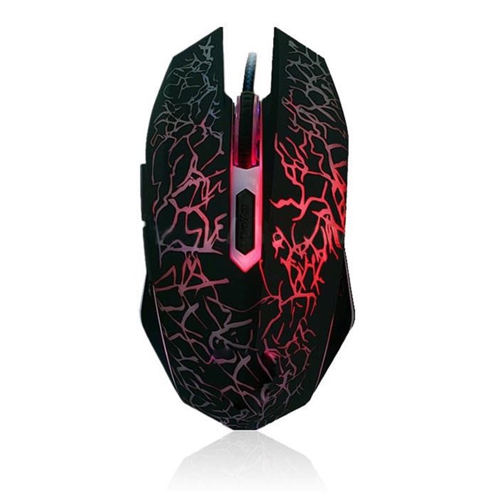 Thinsont 4000DPI Gamers Luminouse Mice 6 Buttons LED Wired USB Optical ...
