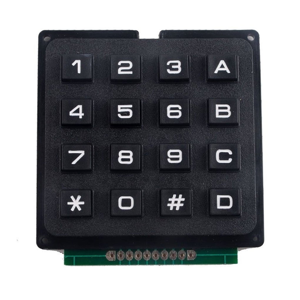 Thinsont 4x4 Matrix Array 16 Switch Keypad Single Chip Microcomputer ...