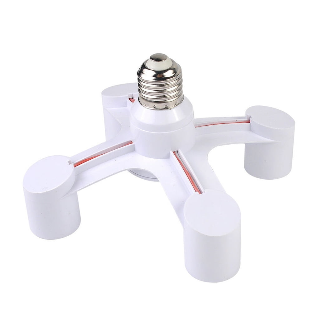 Thinsont 5 in 1 Light Socket Splitter E27 Adapter LED Standard Lights ...
