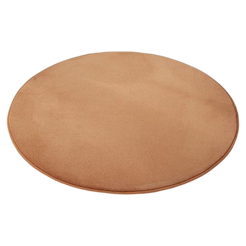 Thinsont 60cm Round Plush Carpet Large Anti-slide Thick Coral Fleece ...