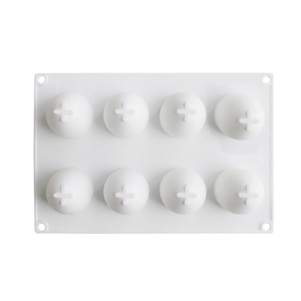 Thinsont 8 Holes Egg Cake Molding Tools Kitchen Baking Fondant Silicone ...