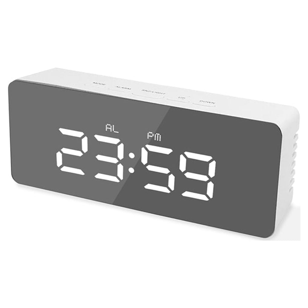 Thinsont Clock LED Digital Temperature Display Desktop Indoor Wake Up ...