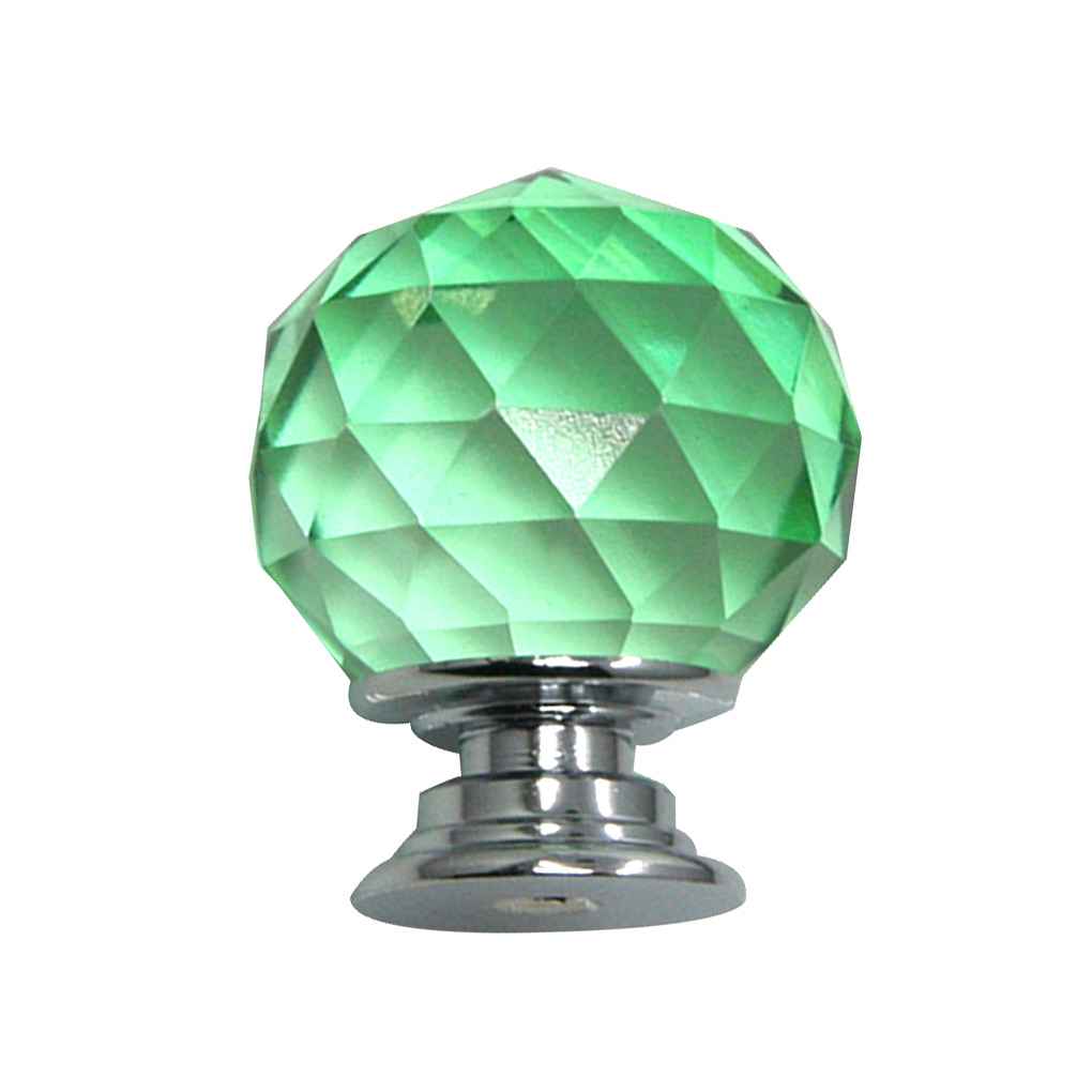 Thinsont Crystal Glass Handle Spherical Drawer Pull Knob Single Hole ...