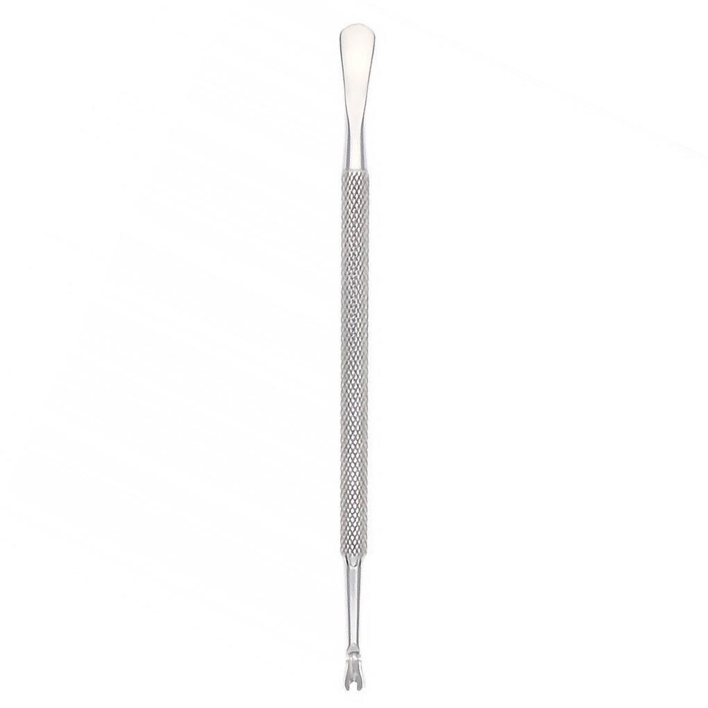 Thinsont Dual-head Nail Cuticle Pusher Spoon Stainless Steel Gel Polish ...