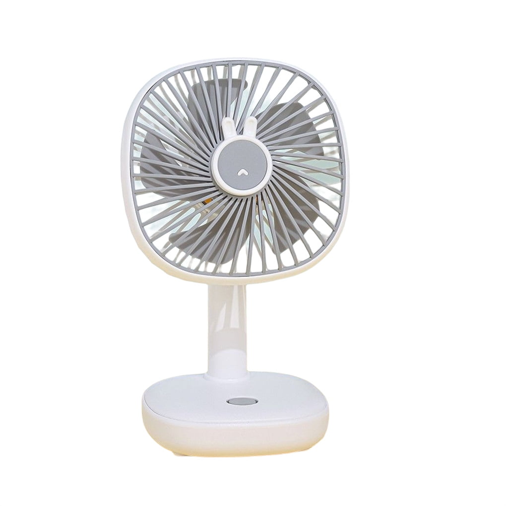 Thinsont Electric Desktop 90掳Rotation Rechargeable Fan Summer with ...