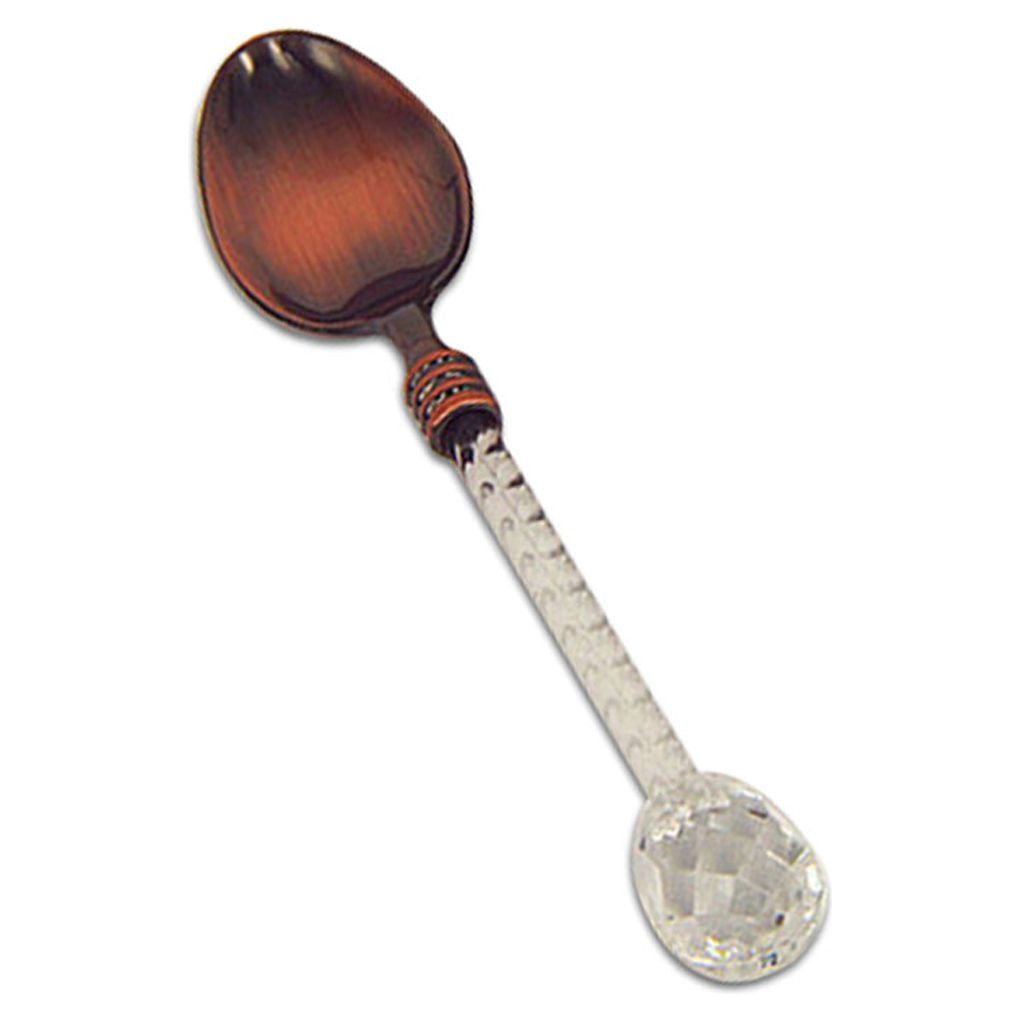 Thinsont Kitchen Alloy Retro Crystal Handle Small Coffee Spoon Sugar ...