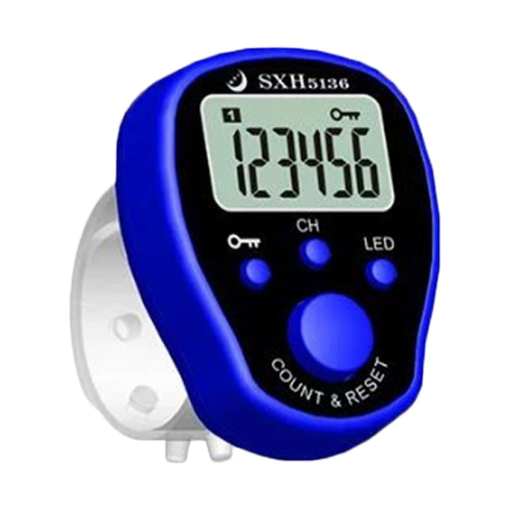 Thinsont Mini Stitch Marker Row Fingertip Counter with LED Light LCD ...