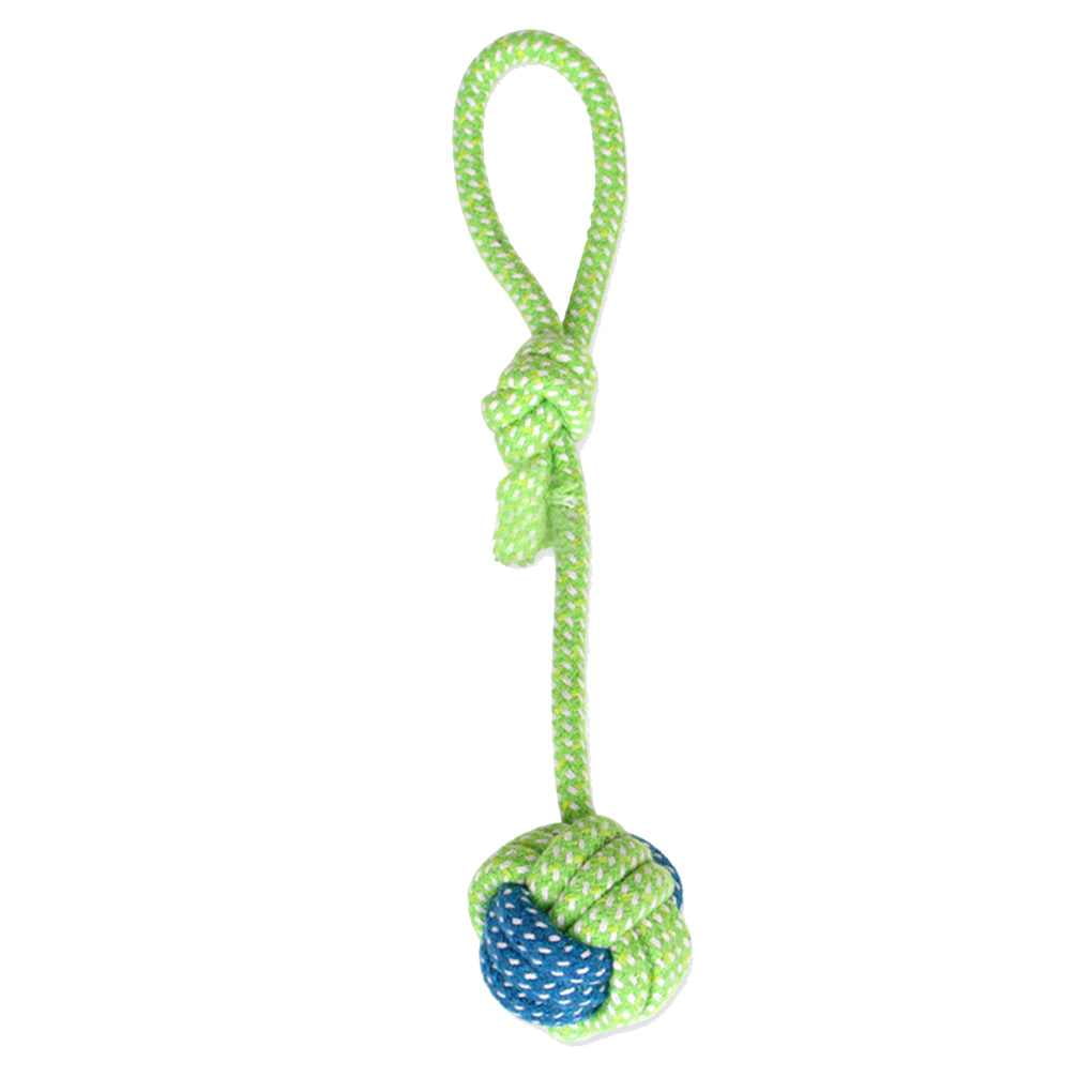 Thinsont Pet Rope Toy Dog Puppy Cotton Braided Clean Tug Chew Fun knot ...