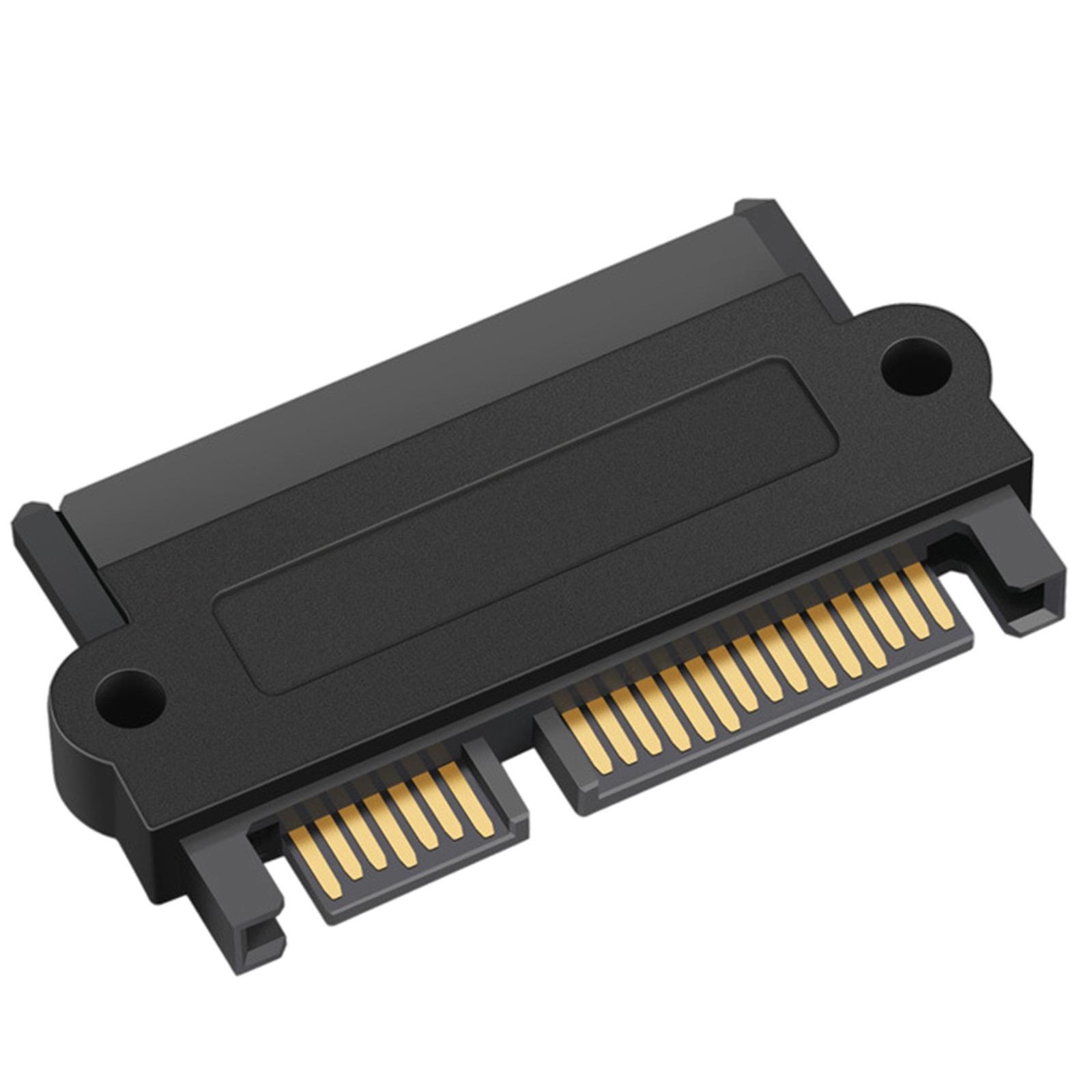 Thinsont Professional SAS to SATA 180 Degree Angle Adapter Motherboards ...