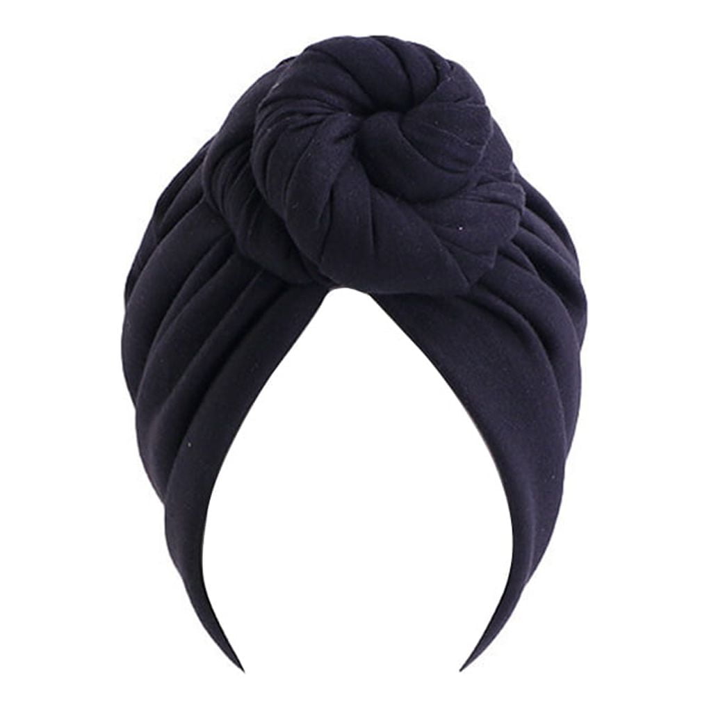 Thinsont Turban 2 Layers Knot Muslim Hijab Stylish Spiral Cover Beanie ...