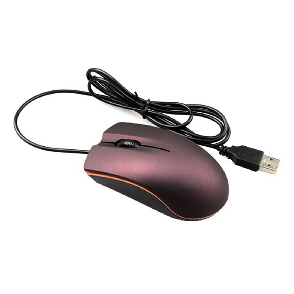 Thinsont USB 2.0 Optical Wired Scroll Wheel Mouse Mice for PC Laptop ...