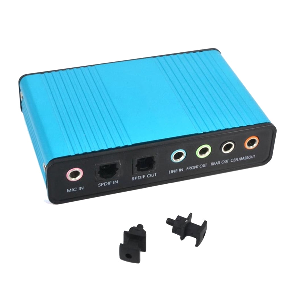 Thinsont USB 6 Channel 5.1 / 7.1 Surround External Sound Card PC Laptop ...