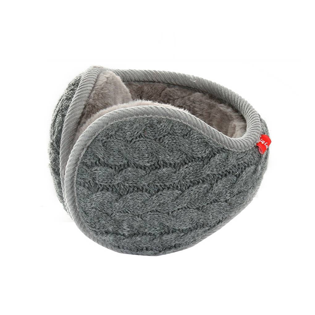 Thinsont Unisex Women Men Winter Earmuff Knit Adjustable Wrap Around ...