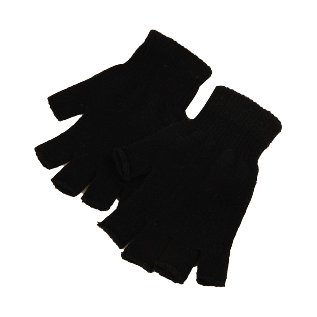 Thinsont Winter Knit Mittens Adults Wrapping Cover Hands Warmer Mitten ...