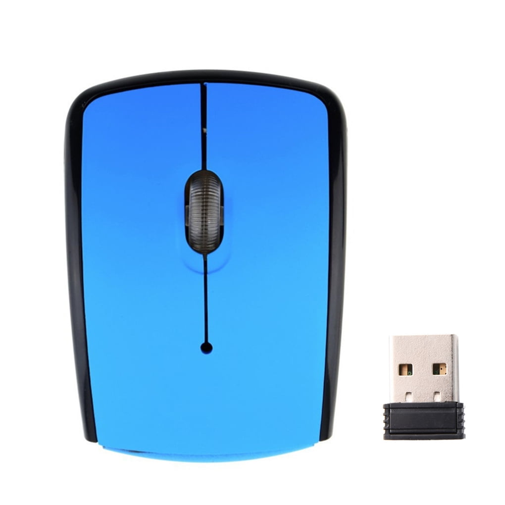 Thinsont Wireless Mouse Foldable PC Folding Mice Notebook Desktop ...