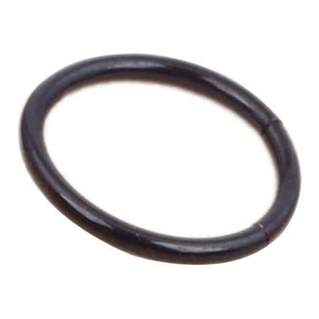 Thinsont Women Stainless Steel Hoop Earring Nose Ear Ring ch black 8mm ...