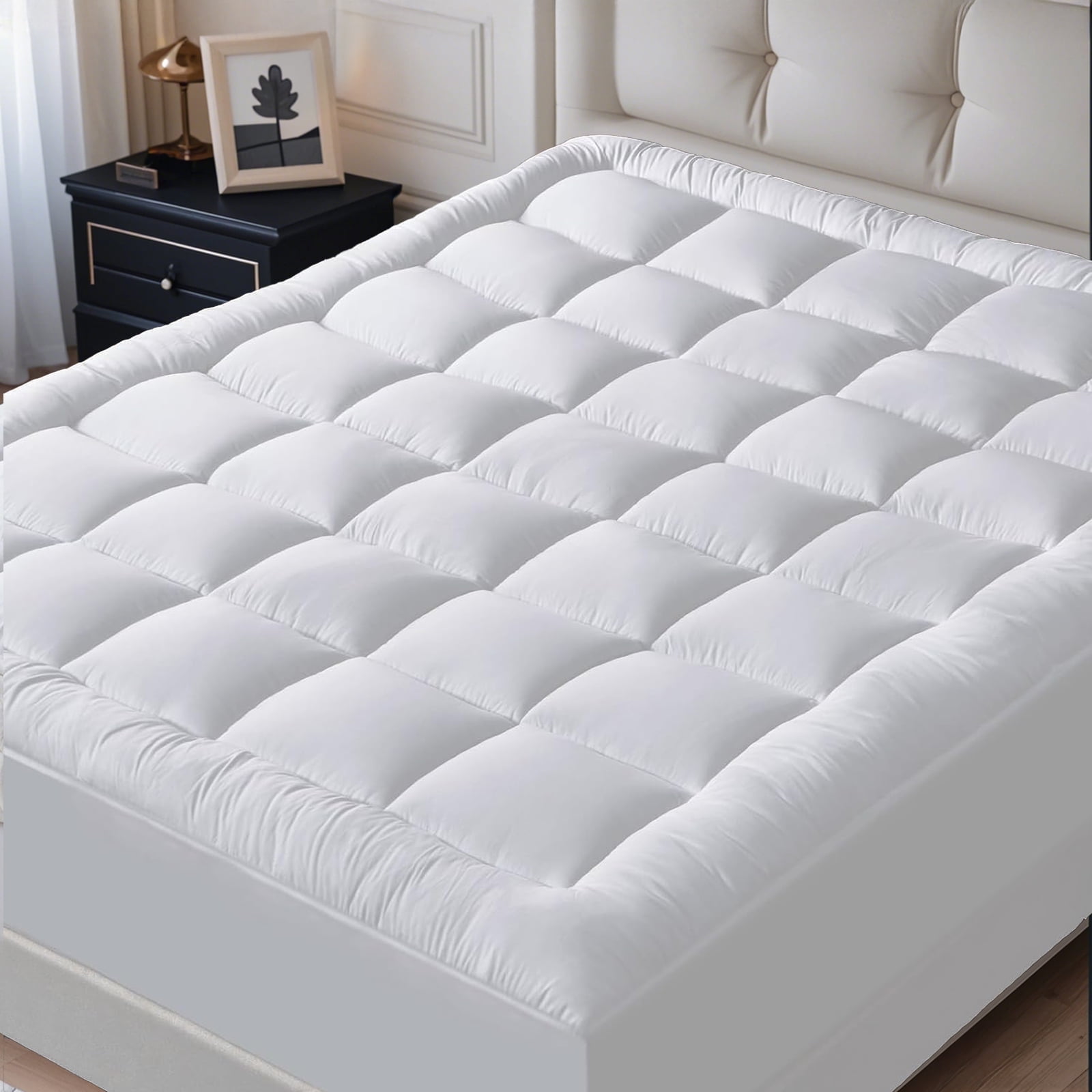 Thinway Queen Mattress Topper, Cooling, Extra Thick, Pressure Relief ...