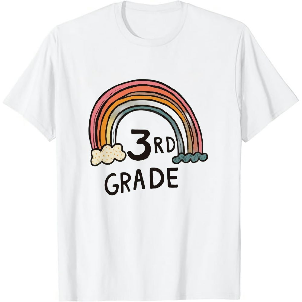 Third Grade Squad 3rd Grade Team Retro First Day of School T-Shirt ...