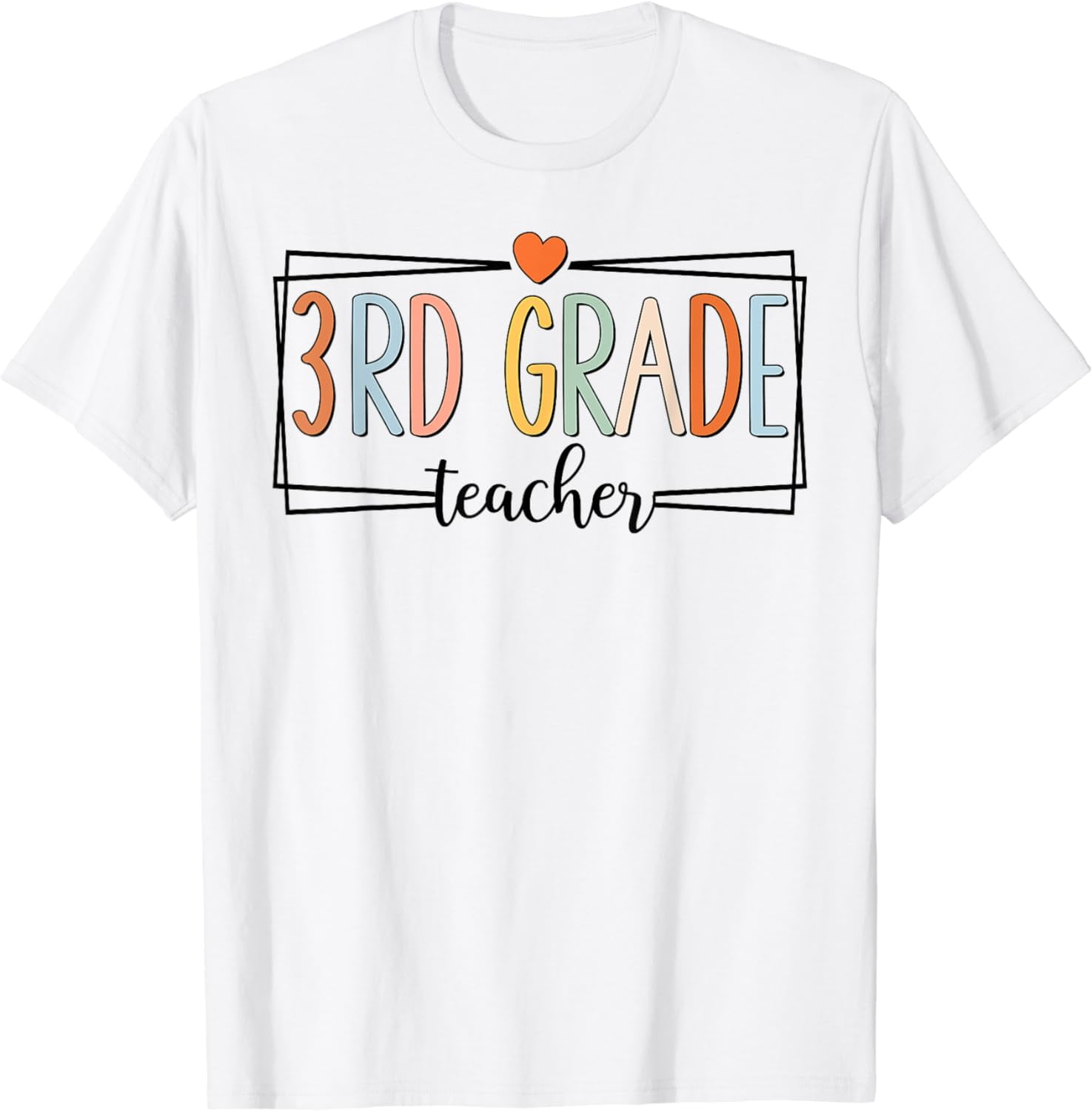 Third Grade Teacher Funny 3rd Grade Teachers Back to School T-Shirt ...