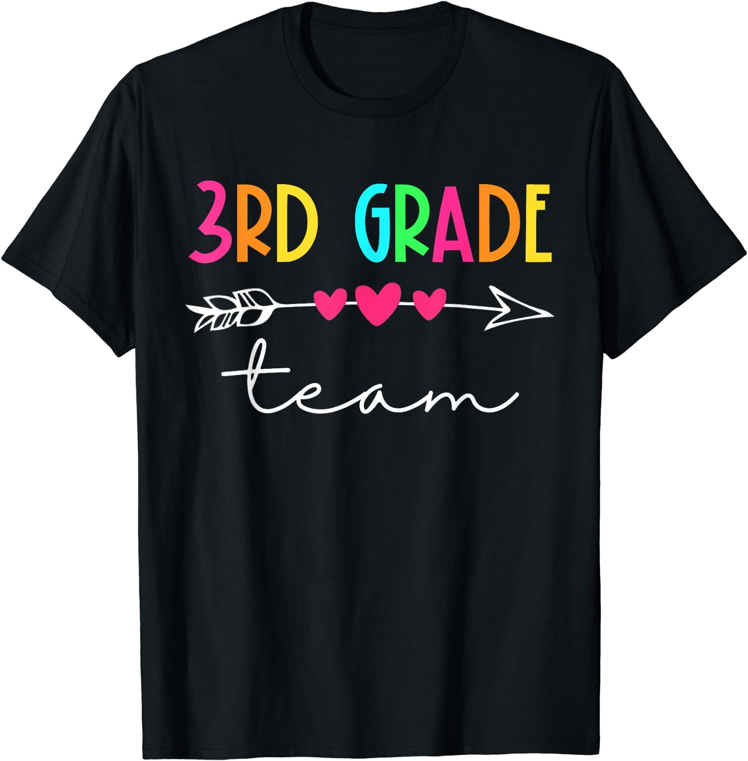 Third Grade Team Retro Groovy Vintage First Day Of School T-Shirt ...