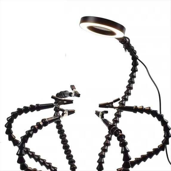 Third Hand Soldering PCB Holder Tool Helping Hands Crafts Hobby Welding ...