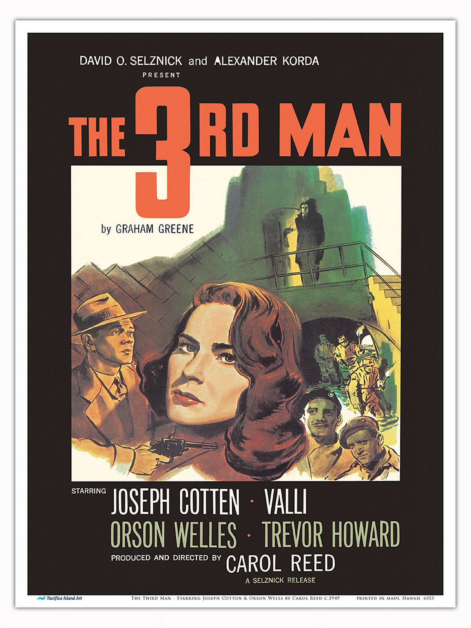 The Third Man - Starring Joseph Cotton & Orson Wells - Directed by ...
