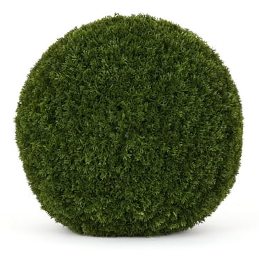 Boxwood Lighted Topiary Ball 15" 2 Pack - Boxwood - Walmart.com