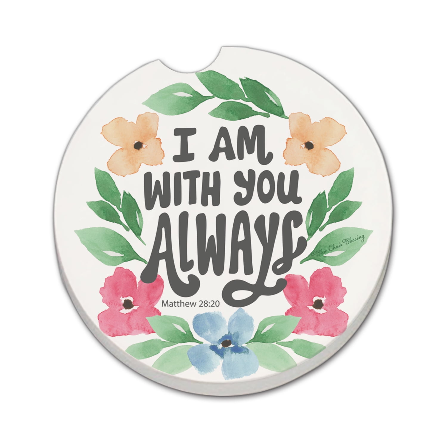 Thirstystone "Always With You" Single Absorbent Stone Car Coaster ...
