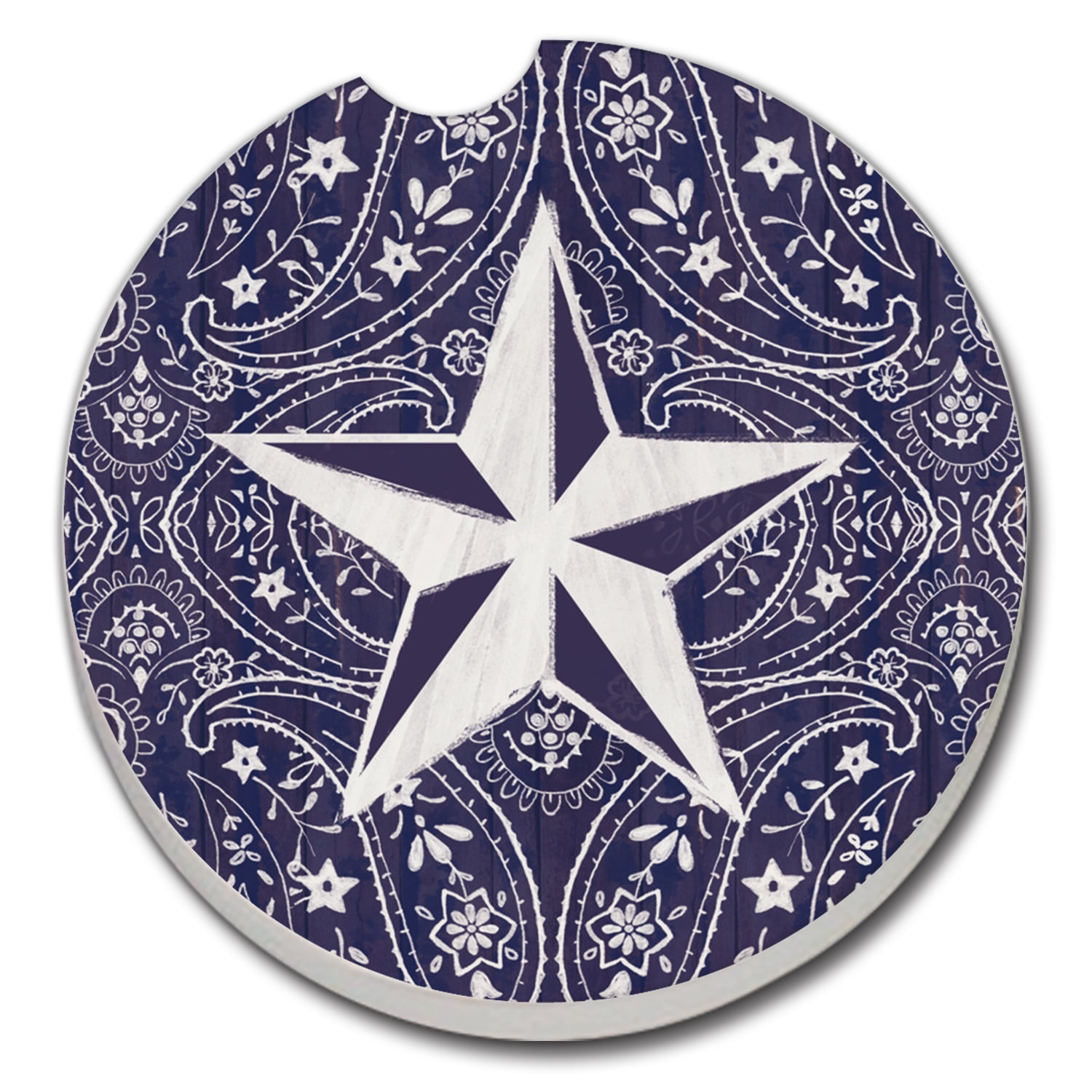 Thirstystone "Bandana Blue" Single Stone Car Coaster - Walmart.com