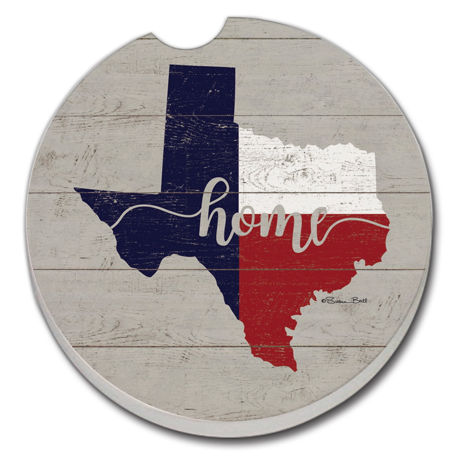 Thirstystone "Flag Home Texas" Single Stone Car Coaster - Walmart.com