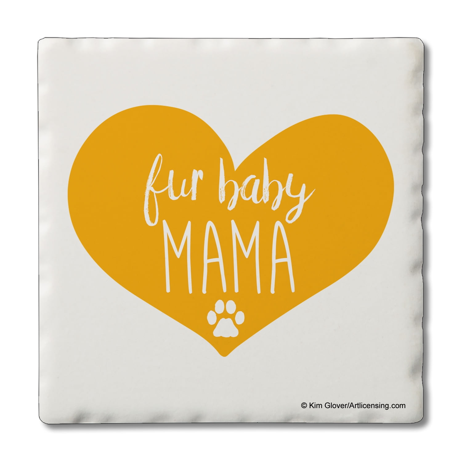 Thirstystone "Fur Baby Mama" Single Tumbled Tile Coaster - Walmart.com