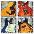 Thirstystone "Guitar Legends" 4-Pack Tumbled Tile Coasters - Walmart.com
