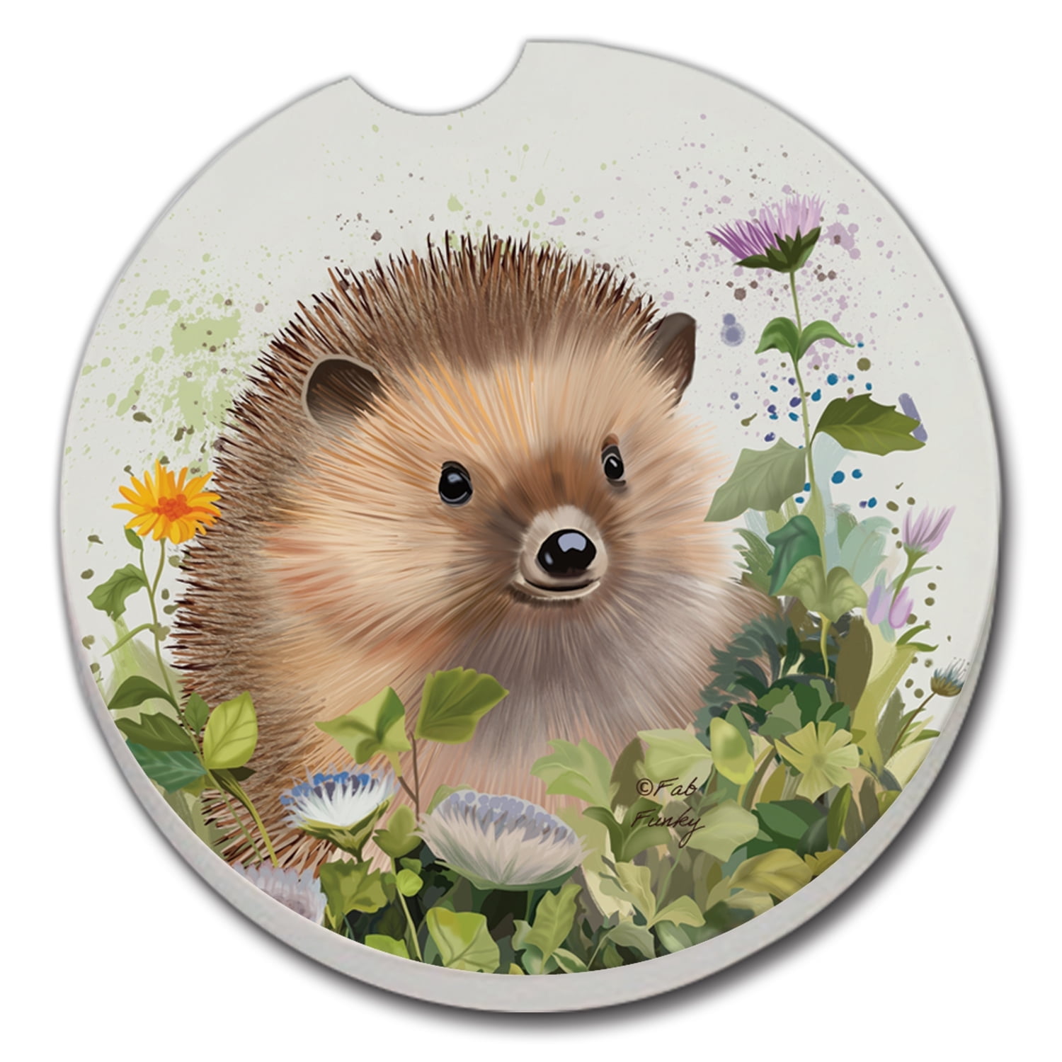 Thirstystone "Hedgehog" Single Absorbent Stone Car Coaster - Walmart.com