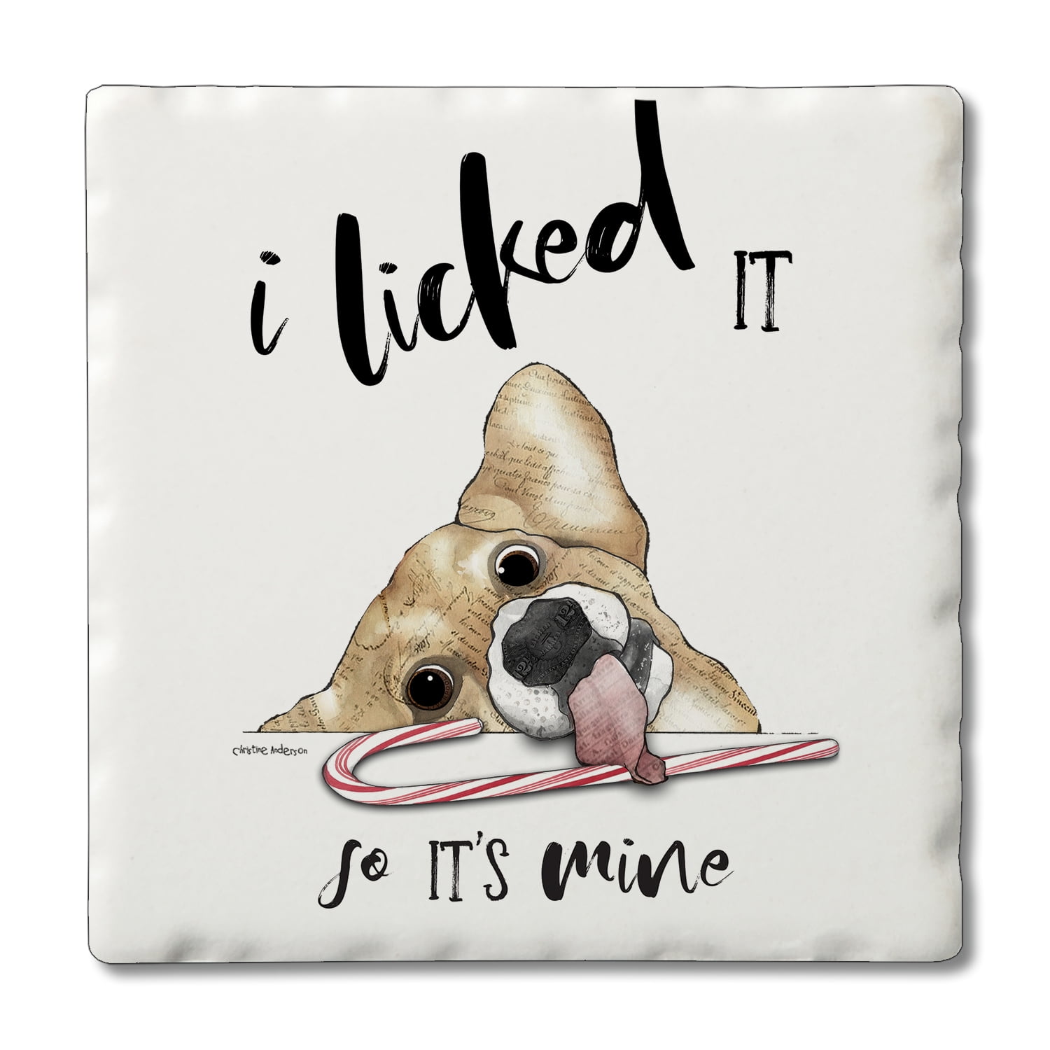 Thirstystone "I Licked It So It Is Mine" Single Stone Tumbled Tile ...
