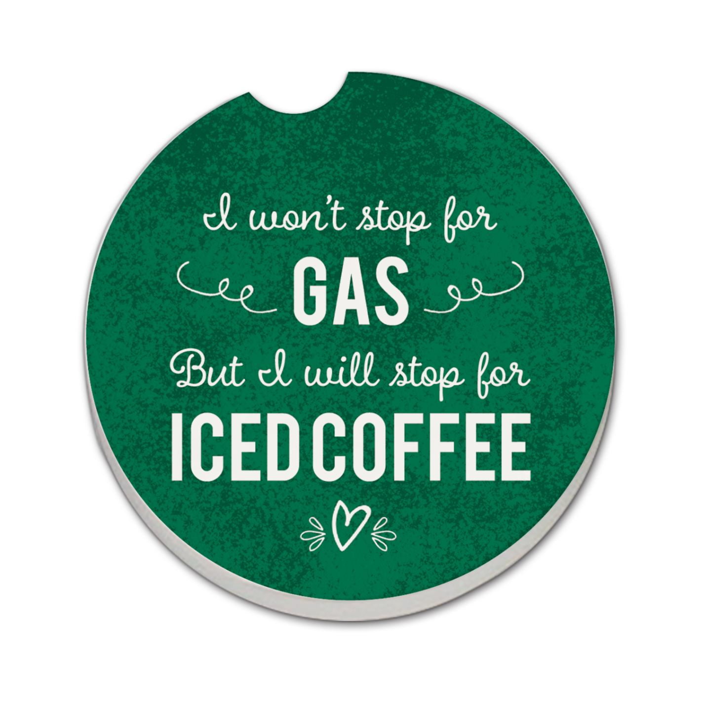 Thirstystone "Iced Coffee" Single Absorbent Stone Car Coaster - Walmart.com